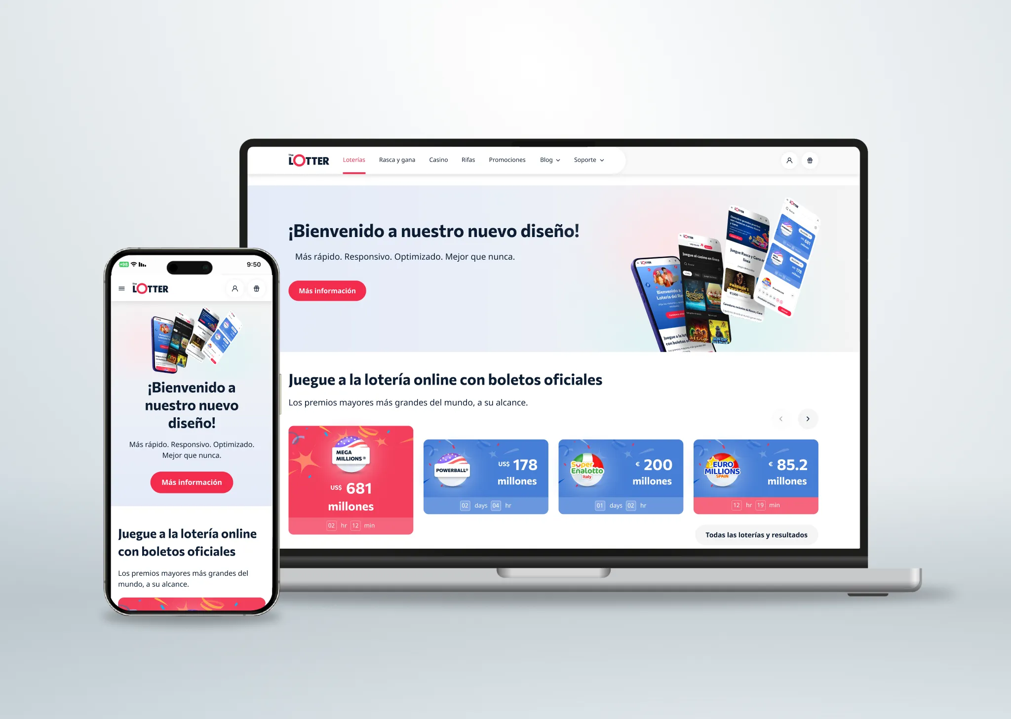 Blog de TheLotter - Nuevo sitio: mejore su experiencia de lotería en línea
